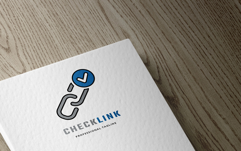 Check Link Logo Template #156579 - TemplateMonster