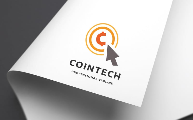 Coin Technology Logo Template #156576 - TemplateMonster