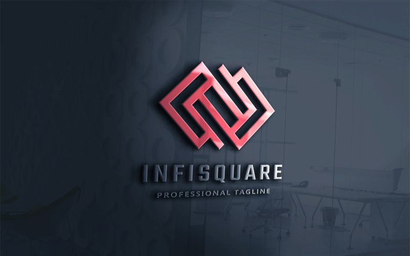 Infinity Square Logo Template #156612 - TemplateMonster
