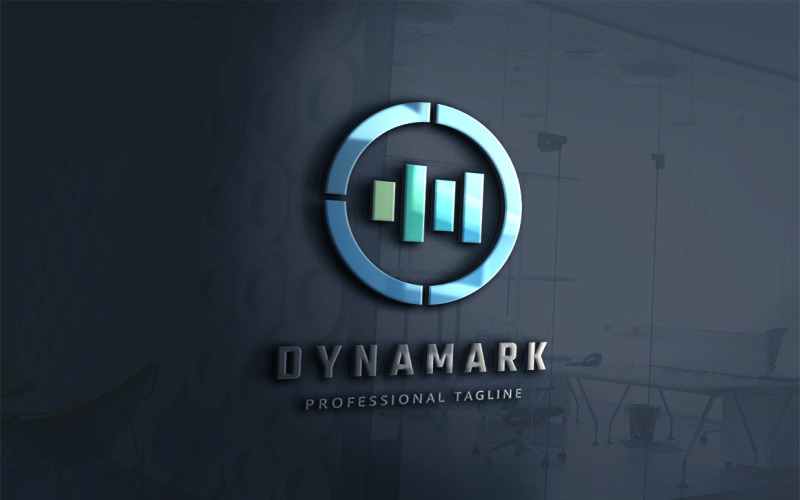 Productivity Efficiency Graph Logo Template - TemplateMonster