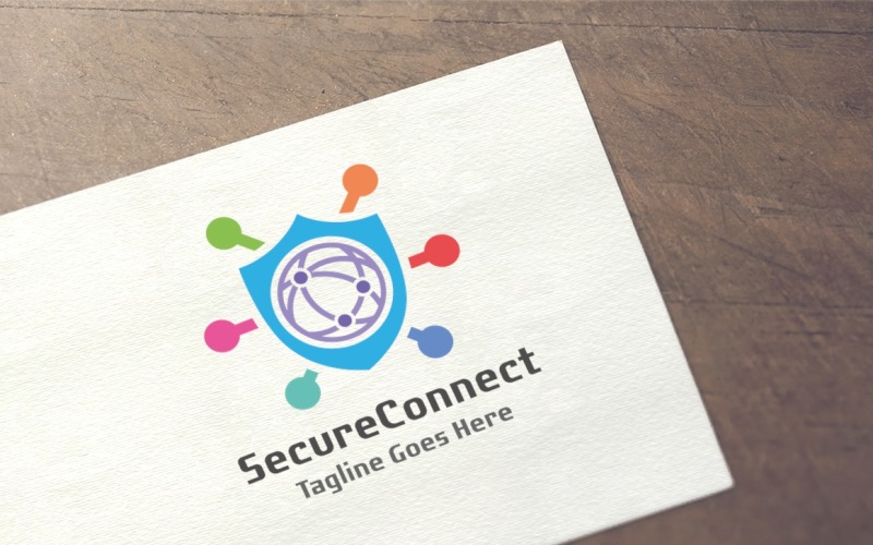Secure Connect Logo Template #157166 - TemplateMonster