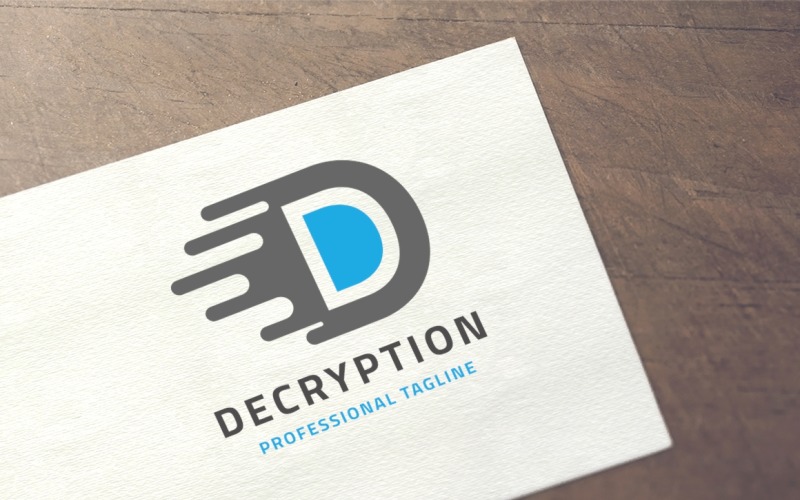 Letter D - Decryption Logo Template #158005 - TemplateMonster