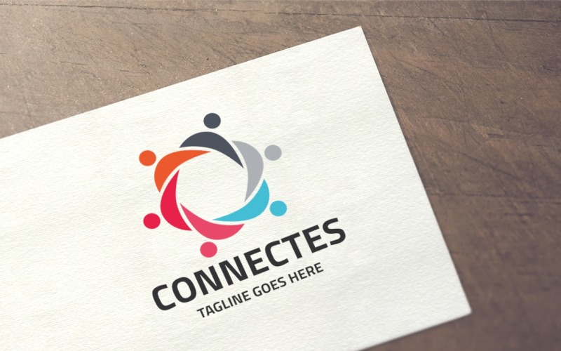 Professional Connect Logo Template #158020 - TemplateMonster