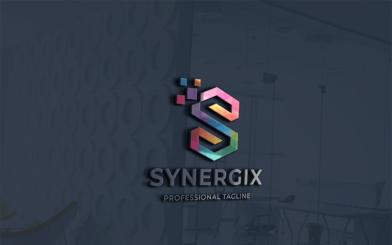 Synergix Letter S Logo Template #159834 - TemplateMonster