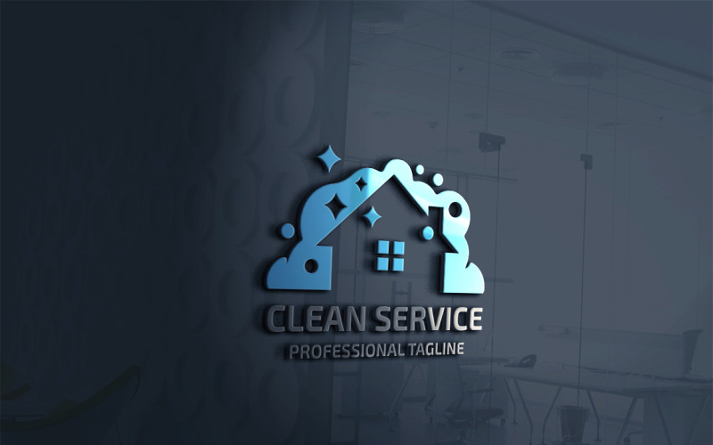 Clean Service Logo Template #159916 - TemplateMonster