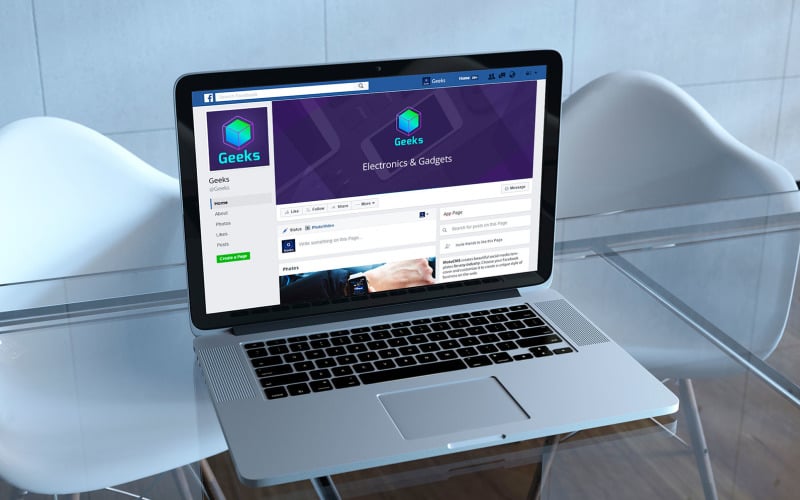 Free Electronics Cover Photo For Facebook Timeline Social Media Template