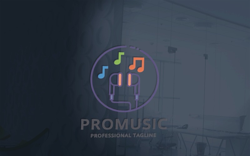 Pro Music Logo Template #160402 - TemplateMonster