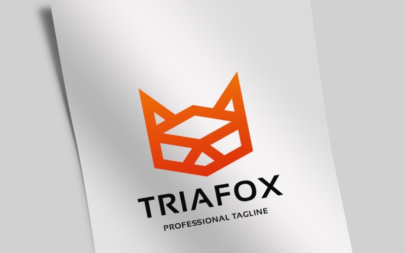 Triangle Fox Logo Template #160431 - TemplateMonster