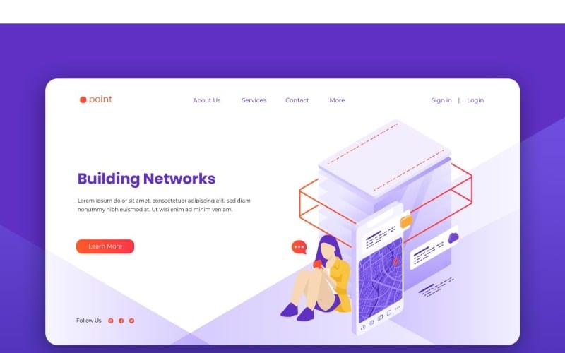 IP 4 Point UI Elements #161619 - TemplateMonster