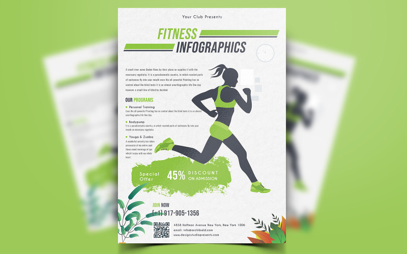Moorhen - Gym and Fitness Flyer Design - Corporate Identity Template Moorhen - Gym and Fitness Flyer Design - Corporate Identity Template
