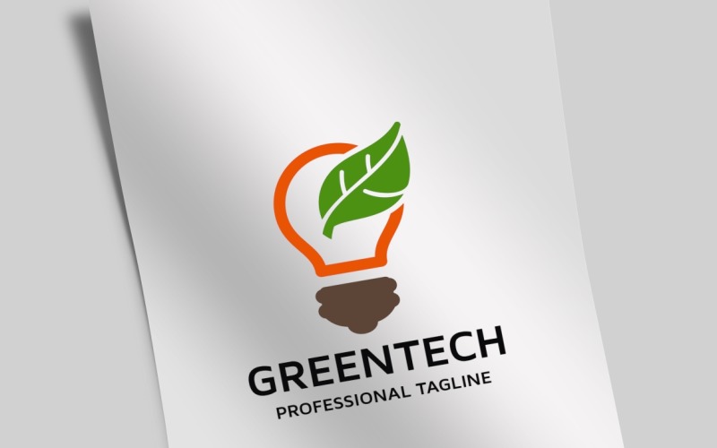 Green Tech Logo Template #162768 - TemplateMonster