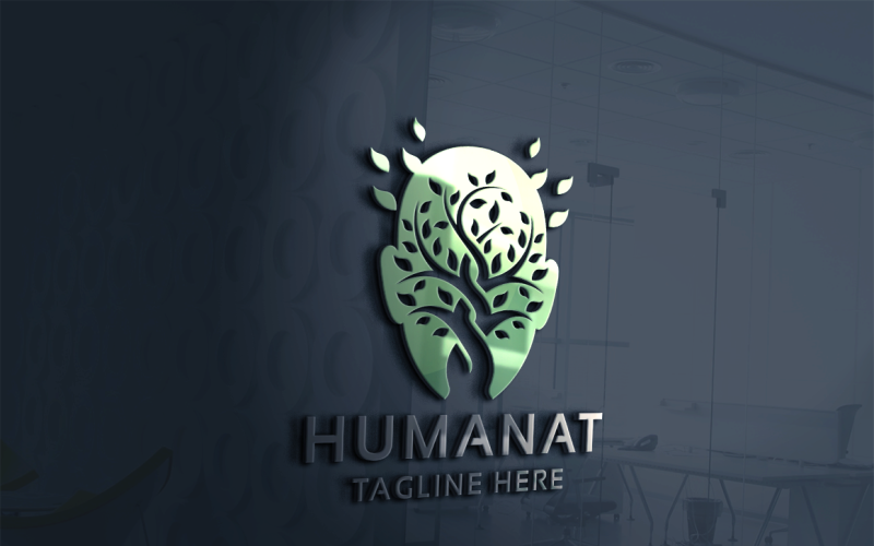 Modèle de logo de vitalité humaine #162811 - TemplateMonster