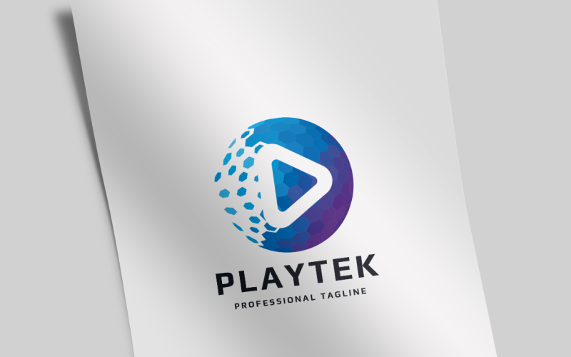 Play Technology Logo Template #162828 - TemplateMonster