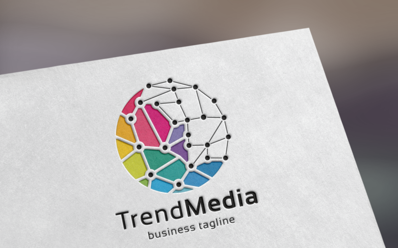 Trend Media Logo Template #162896 - TemplateMonster