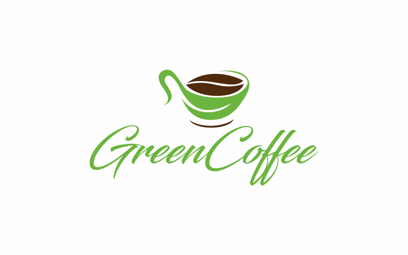 Green Coffee Logo Template #163379