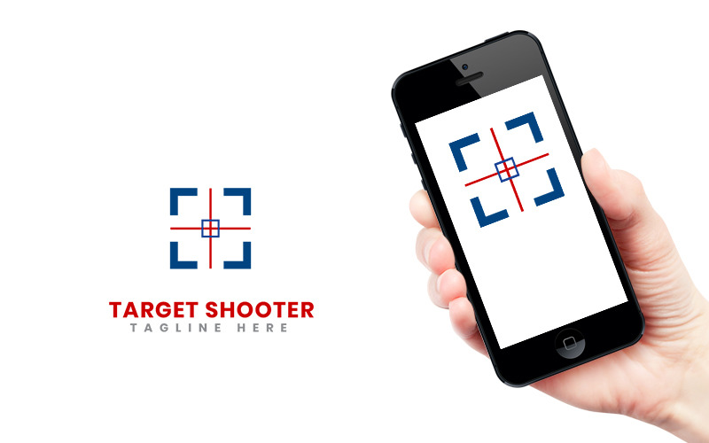 Target Shooter Logo Design #164691 - TemplateMonster