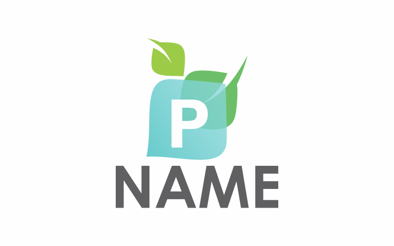 Green Letter P Logo Template #165417 - TemplateMonster