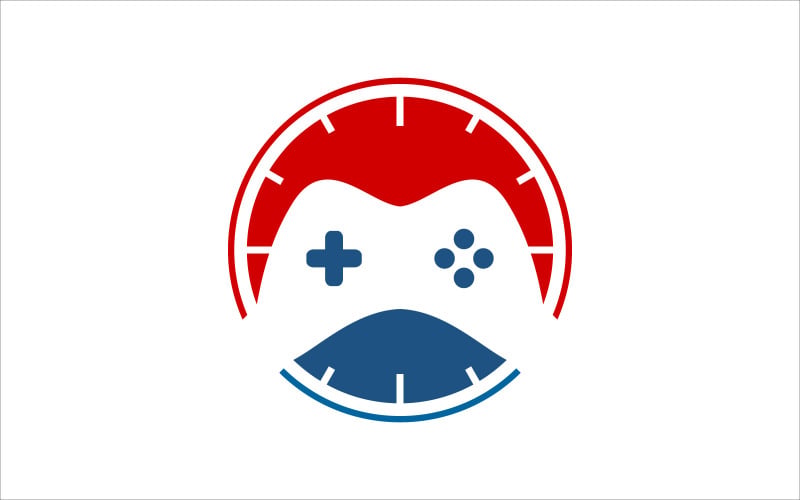 Time Game Control Vector Logo Template - TemplateMonster