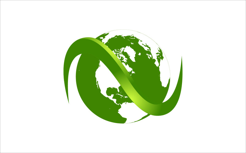 Earth Vector Logo #166362 - TemplateMonster