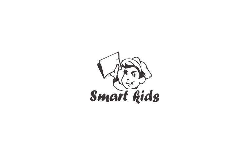 Smart kids Logo Template #167033 - TemplateMonster