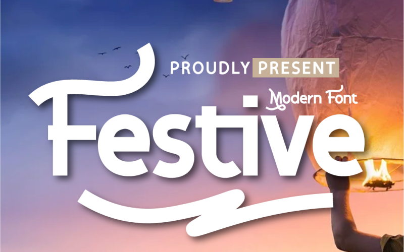 Festive Font #167168 - TemplateMonster