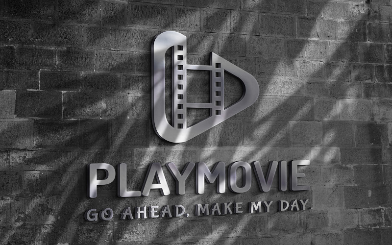 Playmovie Logo Design #171512 - TemplateMonster