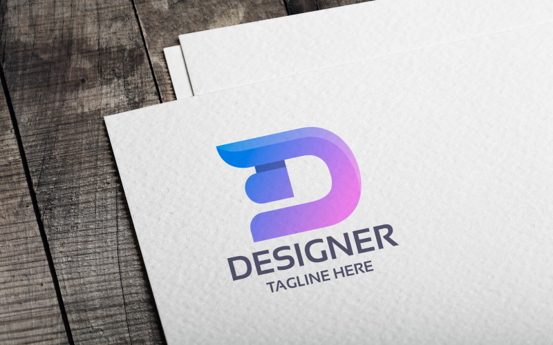 Designer Letter D Logo Template #171808 - TemplateMonster
