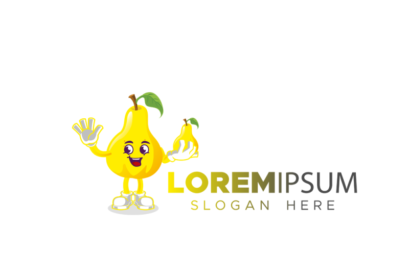 Mango Mascot Logo Template #172218 - TemplateMonster