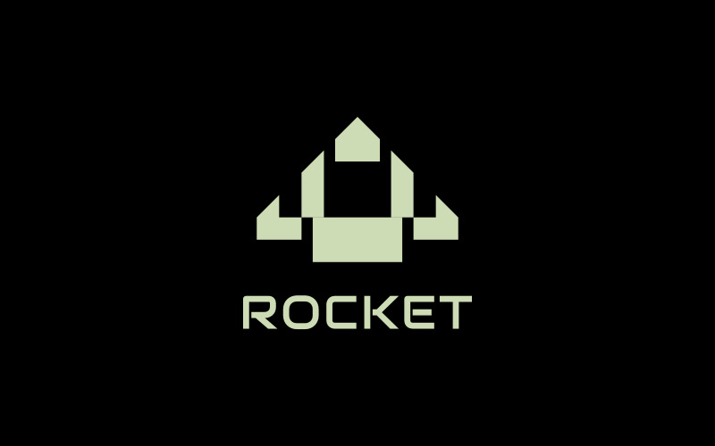 Rocket - Arrow Up Logo #172254 - TemplateMonster