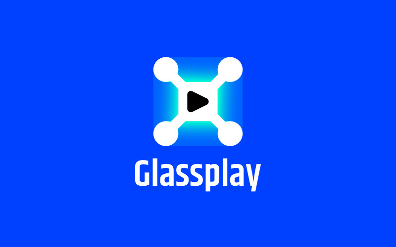 Glass Play Logo #172493 - TemplateMonster