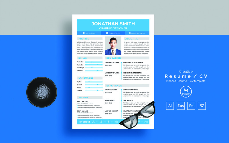 Nazir Naim Resume Templates #172790 - TemplateMonster