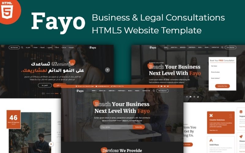 RTL Website Templates | RTL HTML Templates