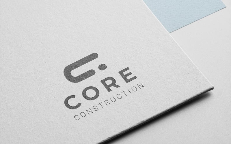 Core Construction Logo Template #173085 - TemplateMonster