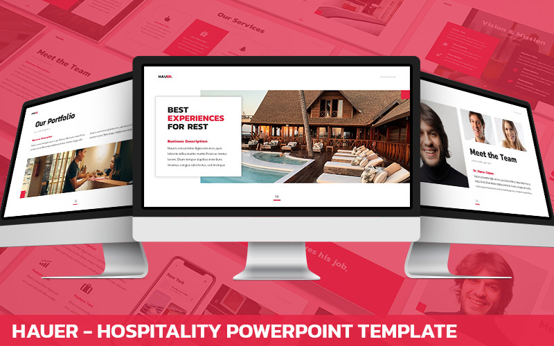 Hauer - Hospitality Powerpoint Template - TemplateMonster