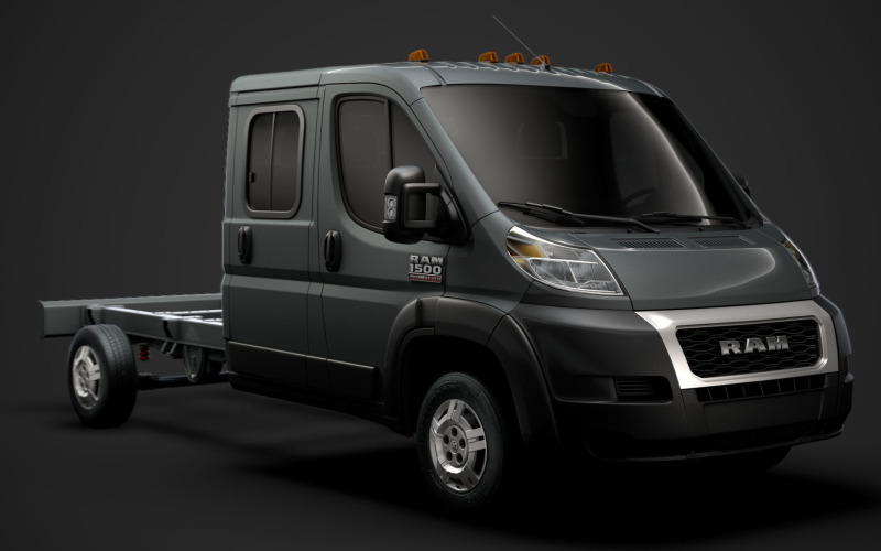 Ram Promaster Chassis Truck Crew Cab 4035 WB 2020 3D Model