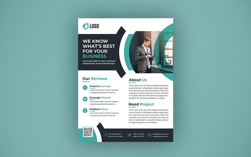 Agency Flyer Design #178909 - TemplateMonster