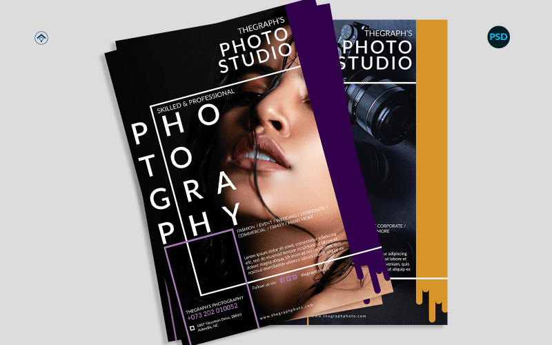 Photography Promotion Flyer V1 #179170 - TemplateMonster