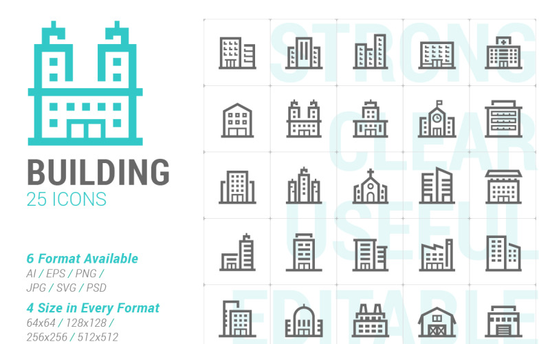 Building Mini Icon #179652 - TemplateMonster