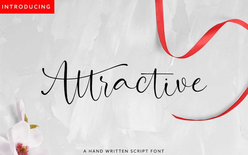 Attractive Modern Script Font #181432 - TemplateMonster