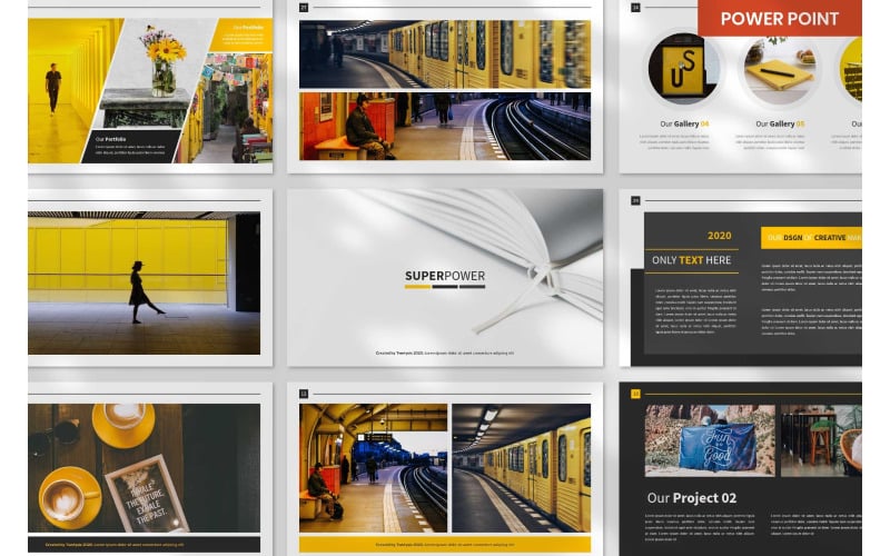 SuperPower Presentation Powerpoint Templates