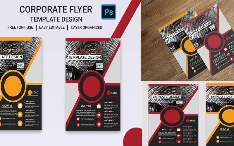 Creative Flyer Mall Design #183063 - TemplateMonster