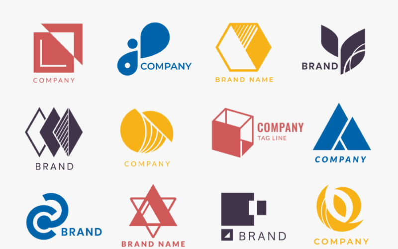 12 Prêt à modifier - Modèle de conceptions de logo d'entreprise Logos