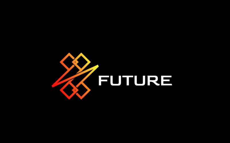 Gradient Tech - Abstract Logo template - TemplateMonster