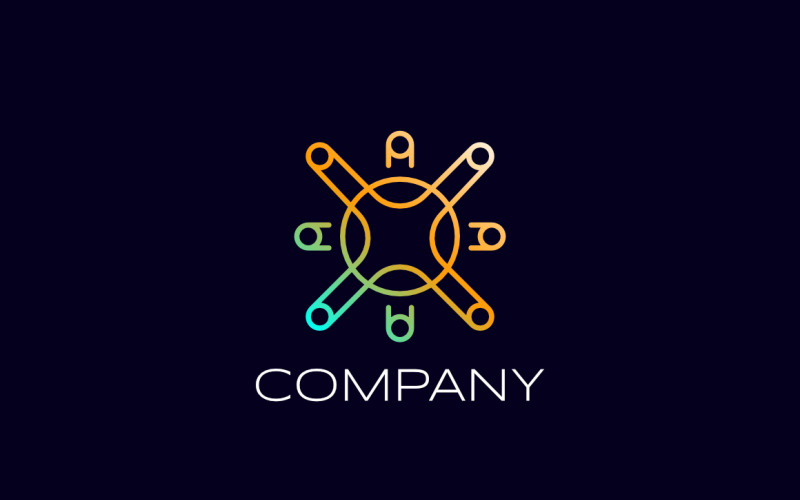 Futuristic - Abstract Logo template #184080 - TemplateMonster