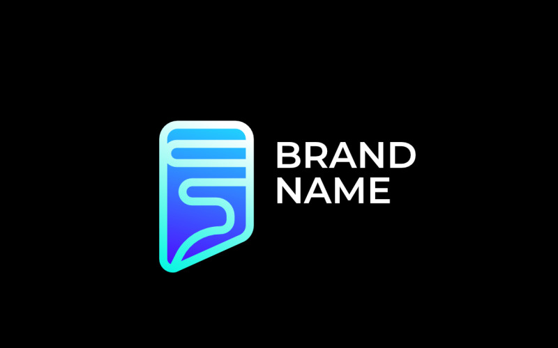 Tech - Gradient Logo Design Template - TemplateMonster