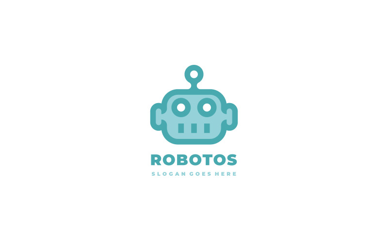 Technology Robot Logo Template #184444 - TemplateMonster