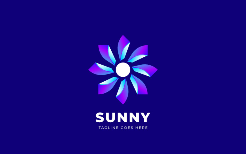 Sun Tech - Gradient Logo template #184914 - TemplateMonster