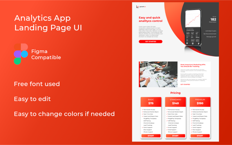Free Tech Dashboard and Graphics Platform UI Elements