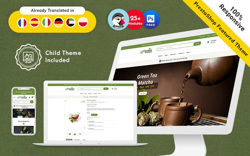 Tea Shop Website Templates - 86 Best Tea Company Web Themes