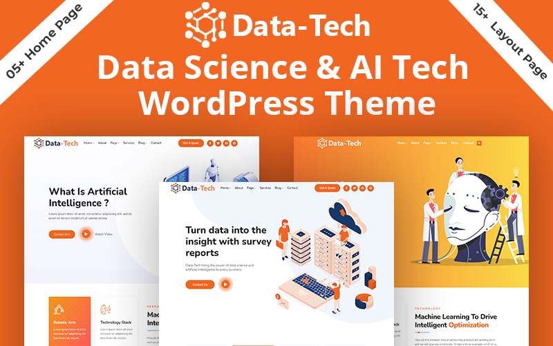DataTech - Data Science & AI Tech And IOT HTML5 Template